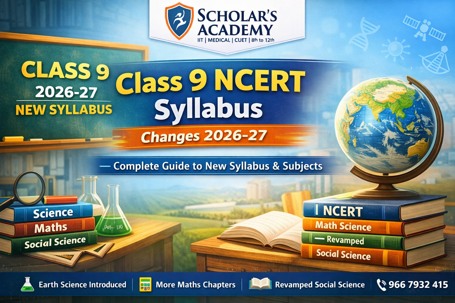 Class 9 NCERT Syllabus Changes 2026–27 | CBSE New Syllabus & Updates